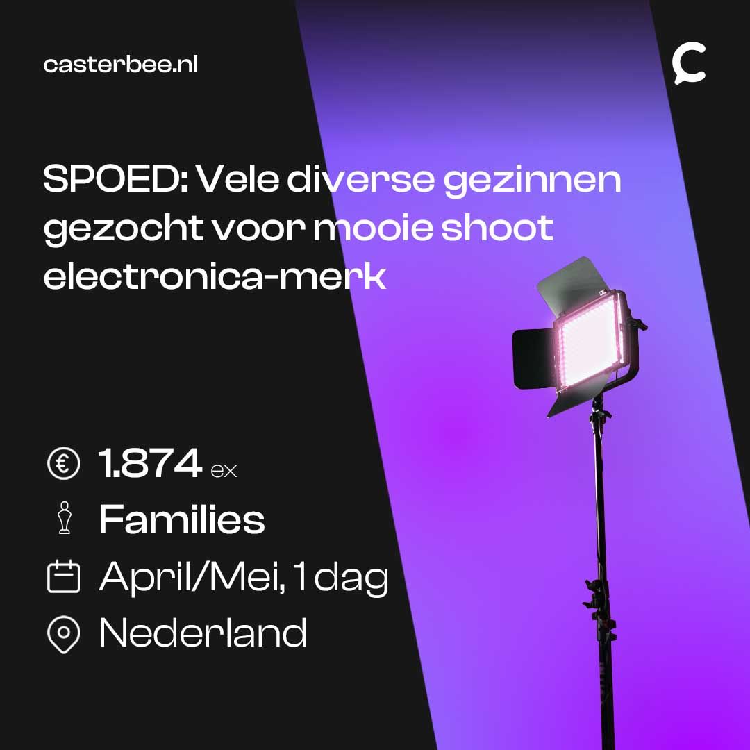 Casterbee | Modellen, Acteurs & creatieve Talenten tegen elke prijs